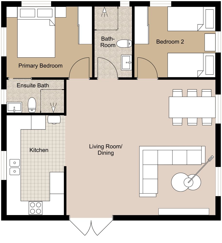 One Story House Plans 30x30 30x30 Ground, First, And Second Floor Plan