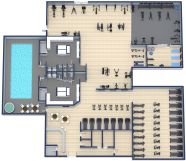 Fitness Center Mit Pool Und Whirlpool