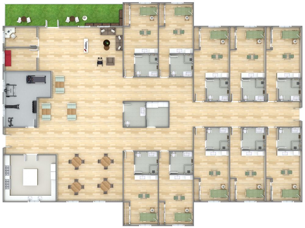 Senior Assisted Living Floor Plan