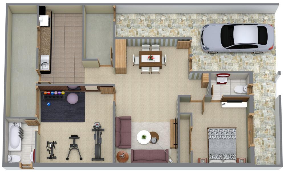 30x50 House Plan With Garage 63 Best 30x50 House Plans Ideas | House