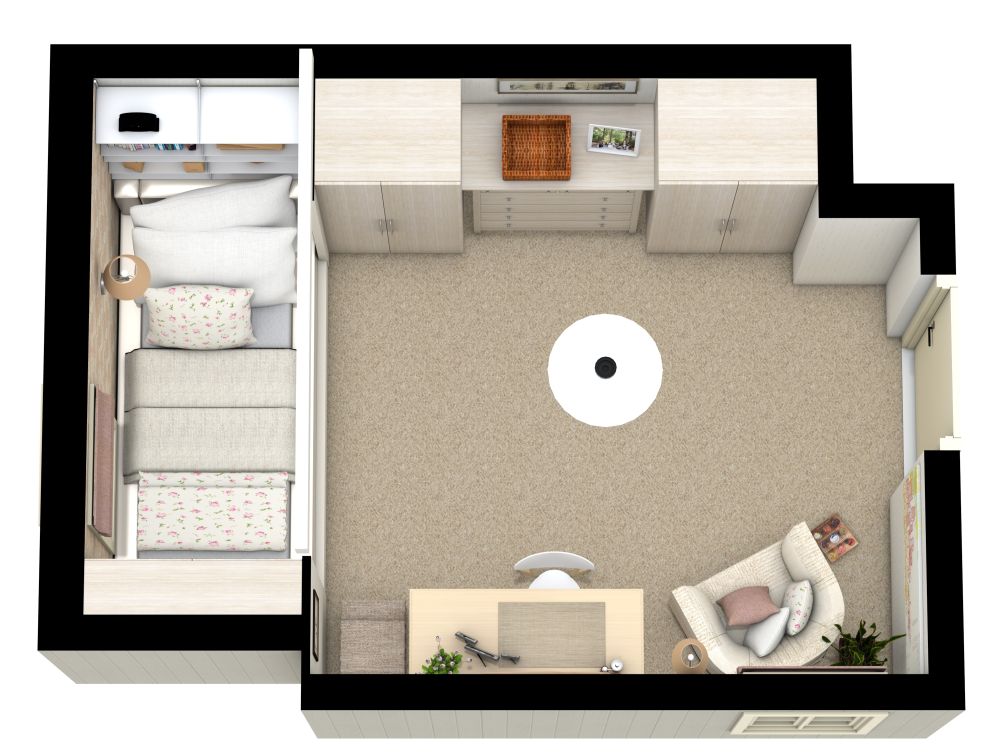 Layout Small Dormitory