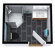 Small Modern 3 4 Bath