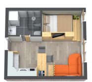 1 Zimmer Wohnung Mit Cleverem Stauraum